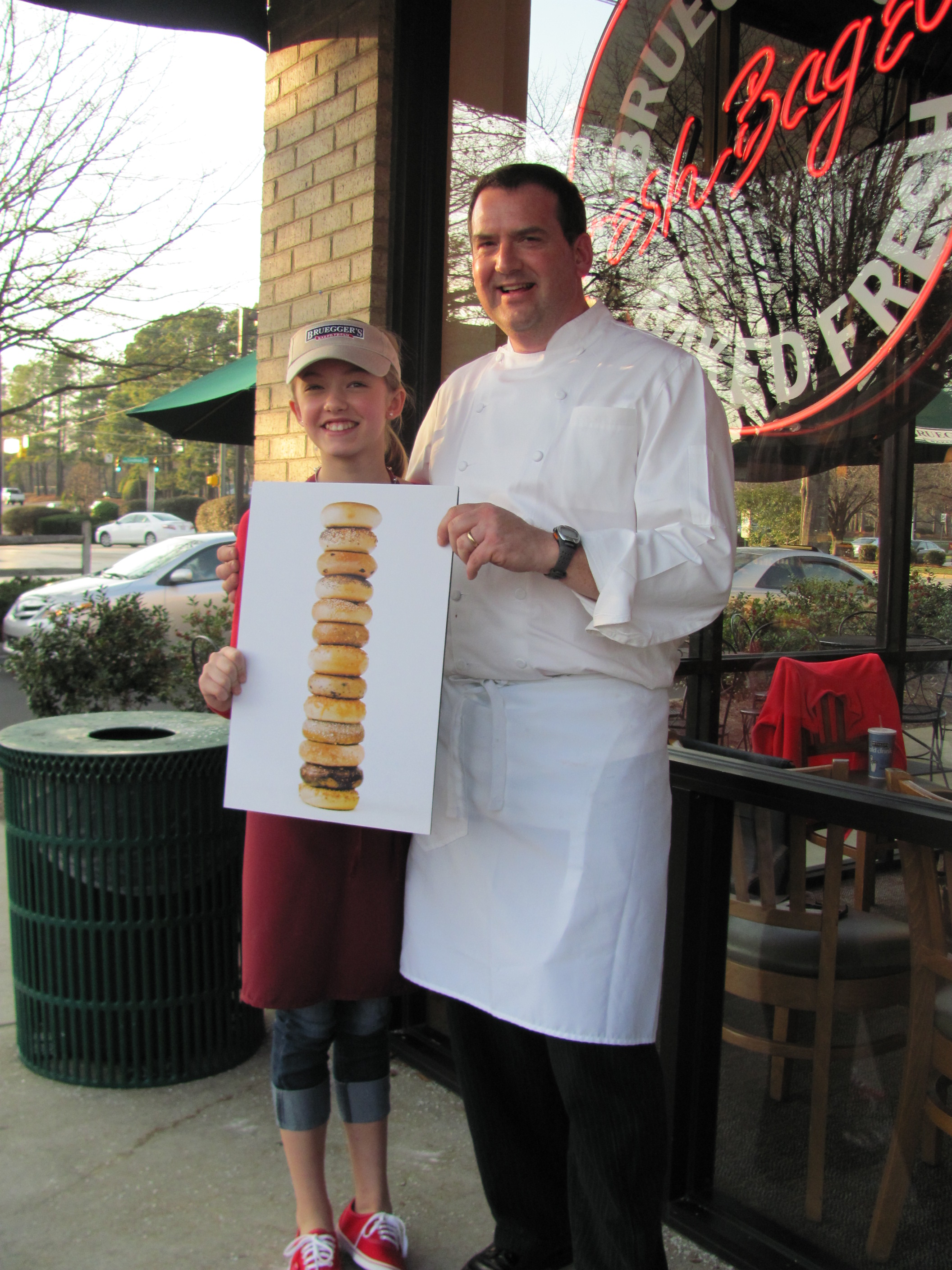 Thank you to Chef Smith and everyone at Bruegger’s Bagels for a day I ...